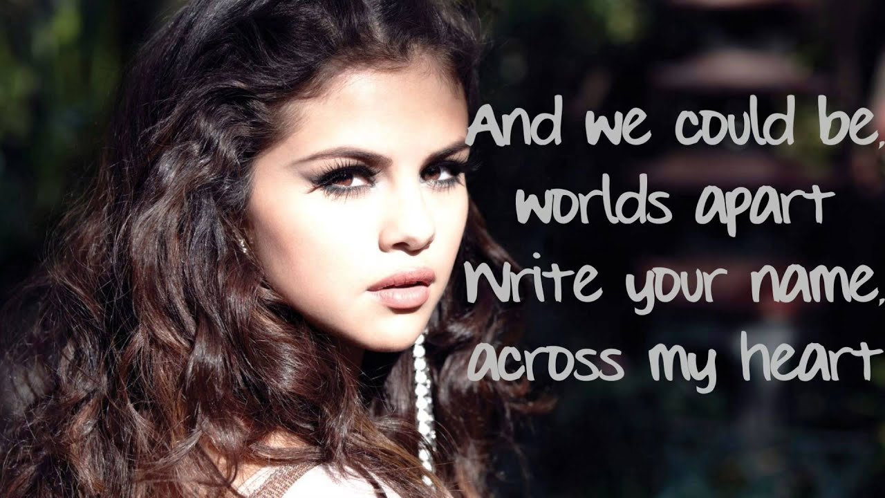 Selena Gomez - Write Your Name (Lyrics Video) - YouTube