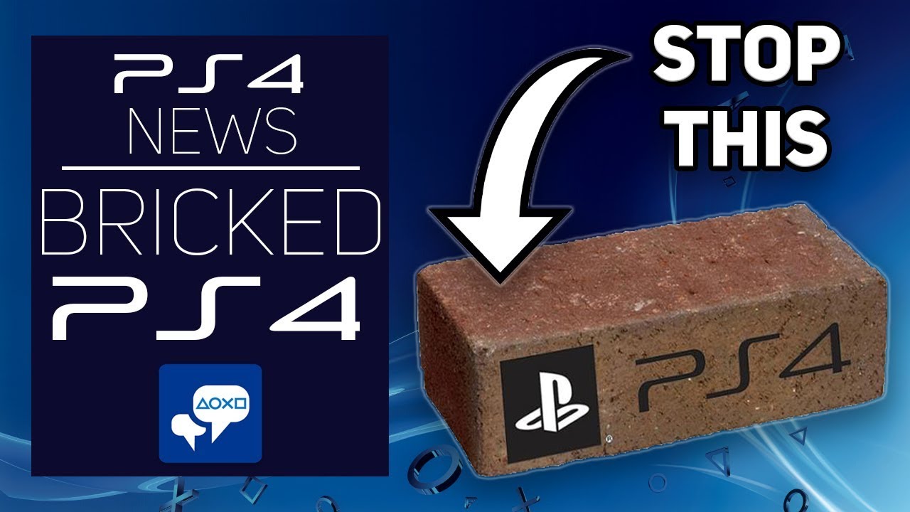 PS4 News: BRICKED PS4 (CRASH LOOP) - YouTube