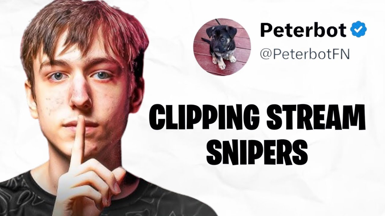 PeterBot Claps Stream Snipers in FNCS Using the Loserfruit Skin - YouTube