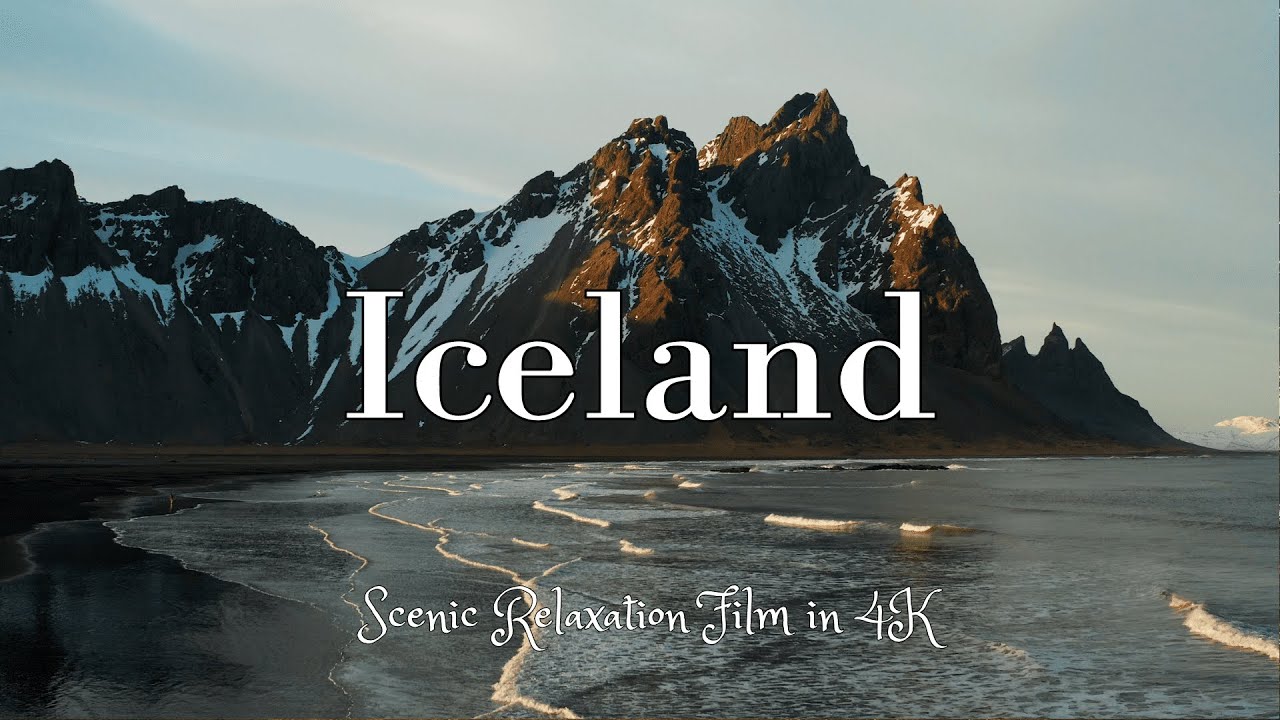 Iceland 4K Ultra HD - Scenic Relaxation Film: Journey of Serenity and ...