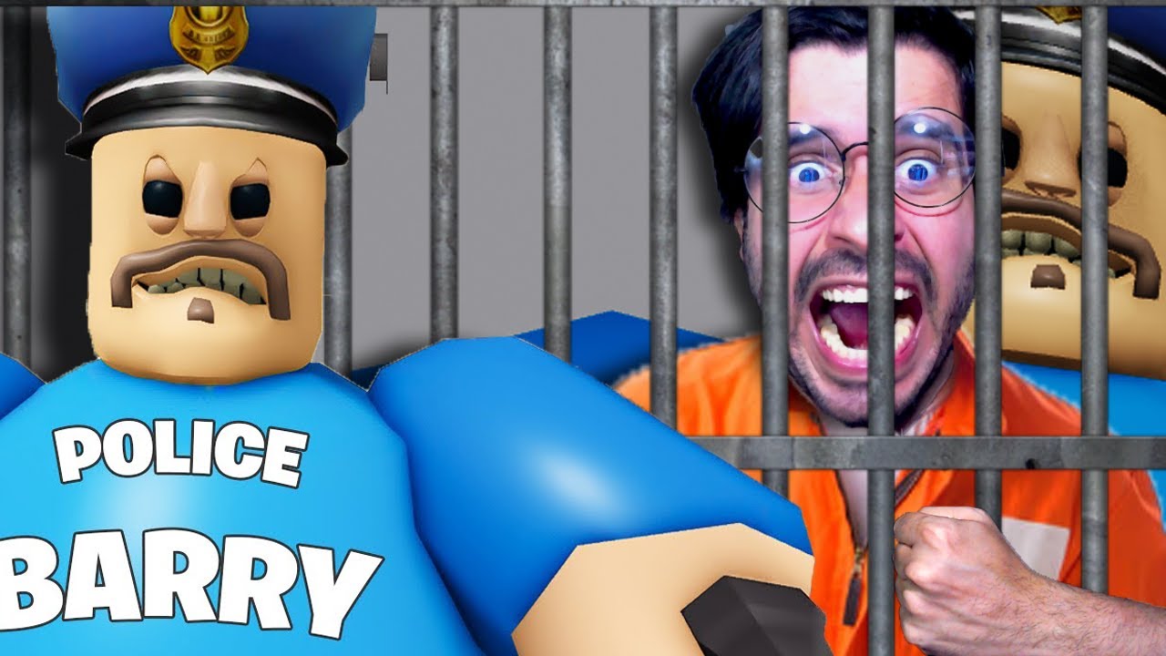 PRESO NA NOVA PRISAO DO BARRY Barry's Prision roblox - YouTube