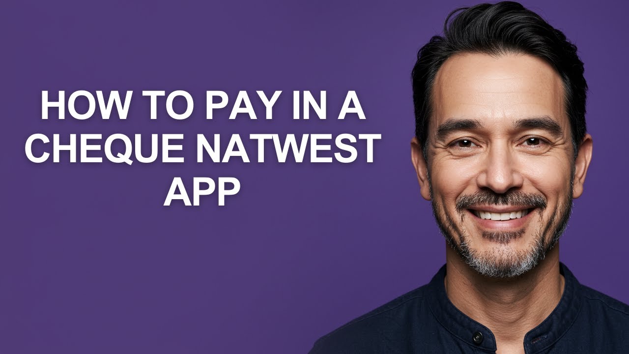 How to Pay In a Cheque Natwest App - KevinHowTo - YouTube
