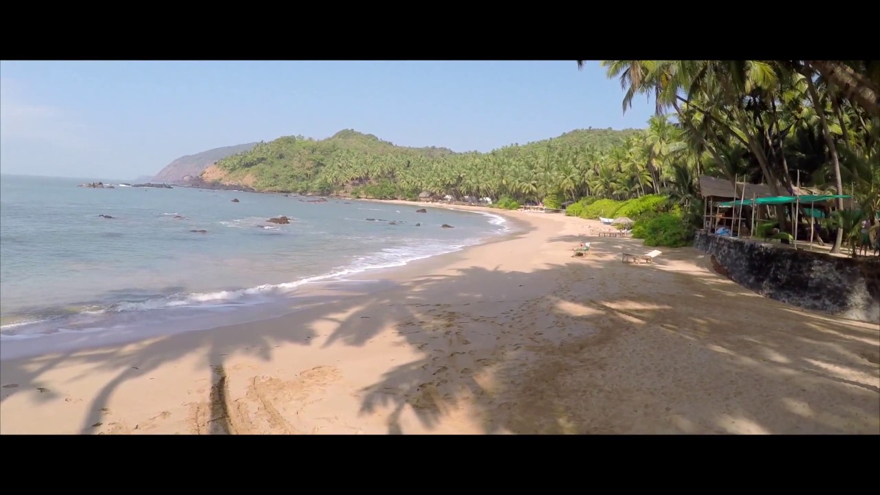 Cola Beach, Goa Aerial View (One of the Best Beach in Goa) Cabo de Rama ...