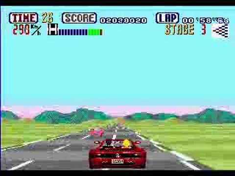 Outrun, SEGA Genesis - YouTube