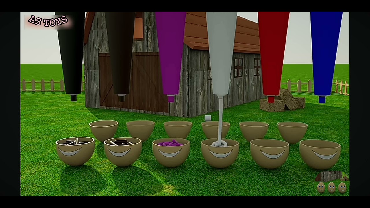 Learning Colors – Colorful Eggs on a Farm.... - YouTube