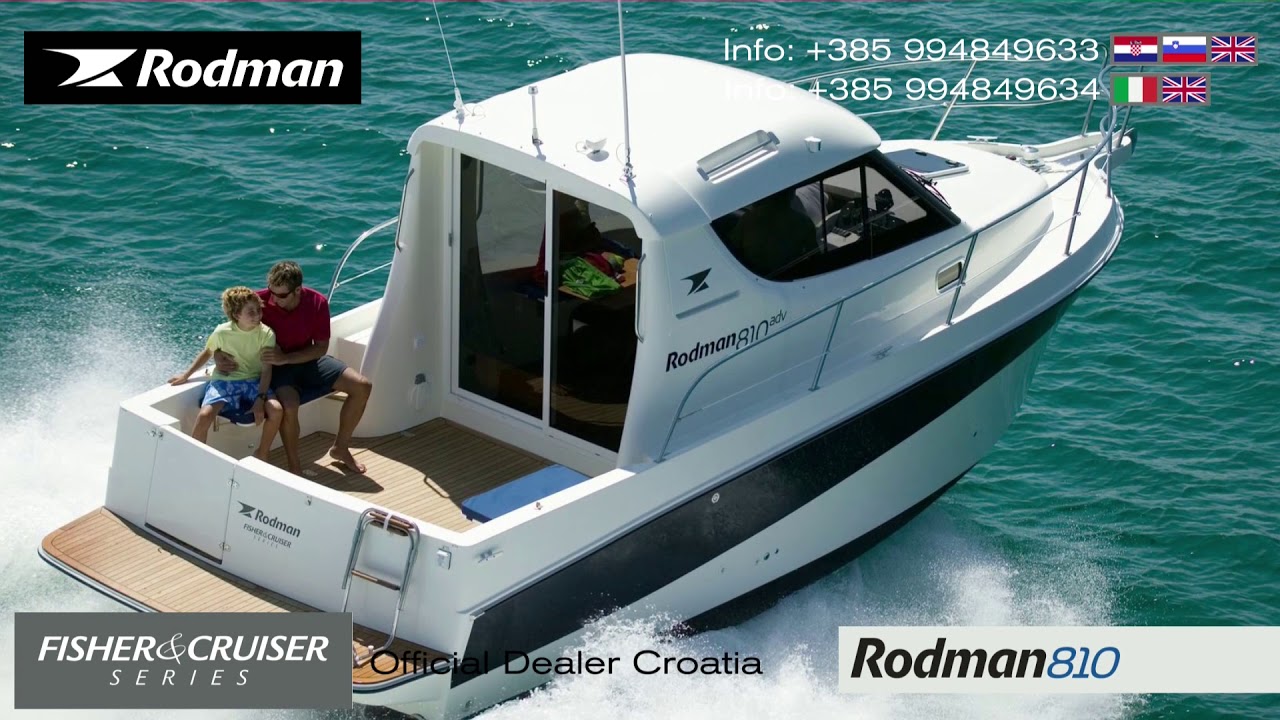 RODMAN 810 FISHER - MASTER NAUTIKA - OFFIAL DEALER CROATIA - YouTube