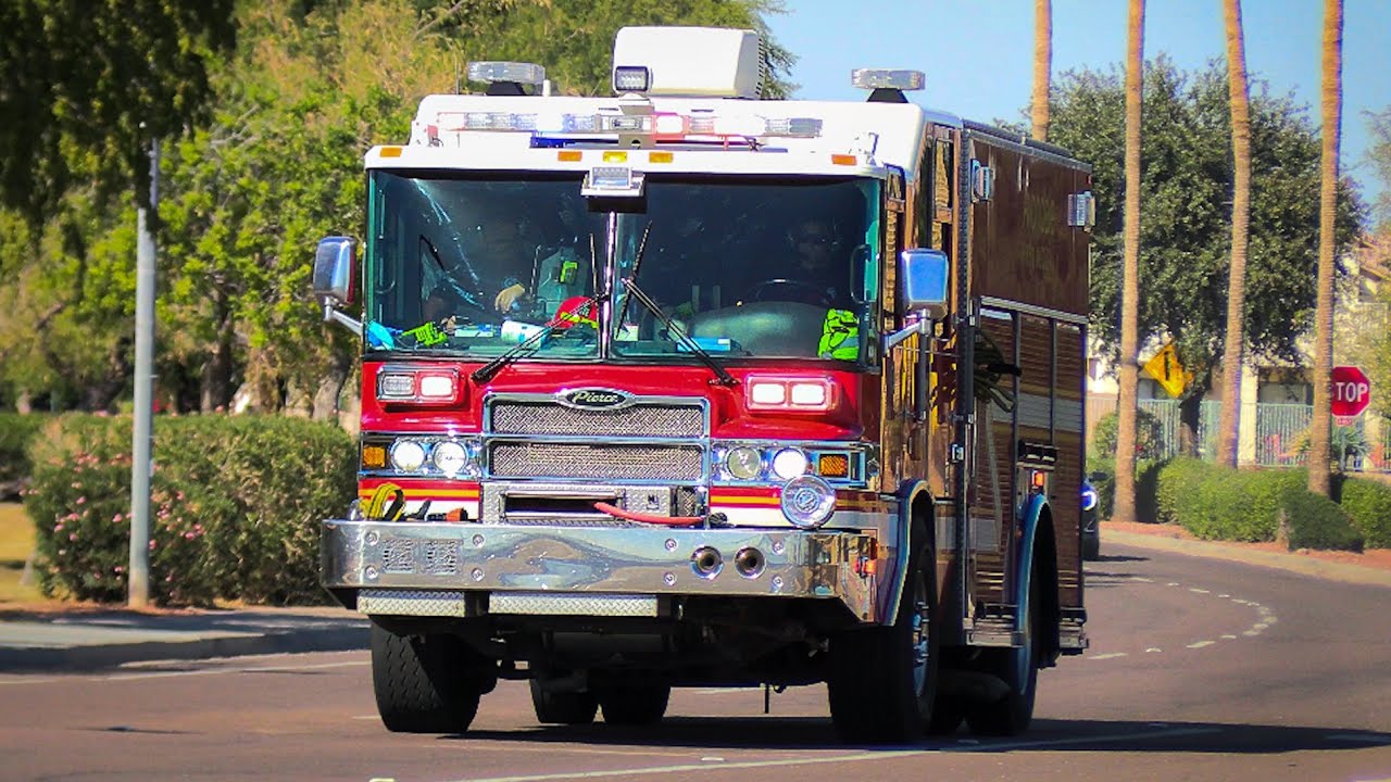 Avondale Fire/ Medical Dept. Engine 172 Responding - YouTube