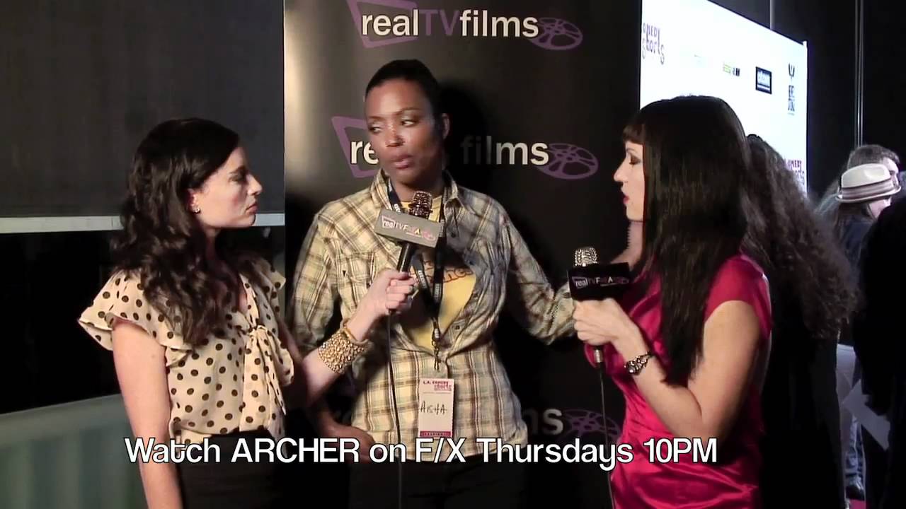 Aisha Tyler SUPPORTS , LA Comedy Shorts Film Festival - YouTube