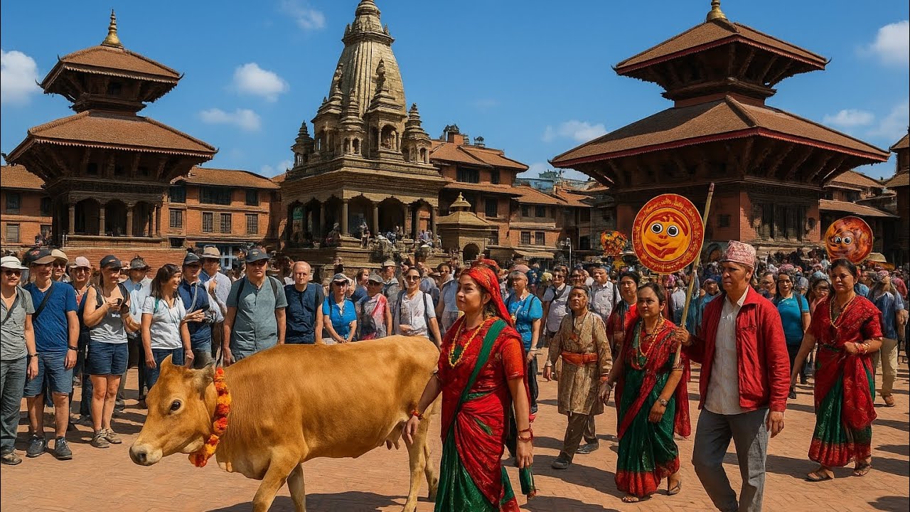 Gaijatra Festival in Nepal|lake dance | lake nach |Gaijatra Nepal2025 ...