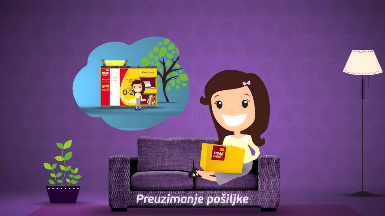 Tisak Paket Paketomat - kako poslati ili primiti paket? - YouTube