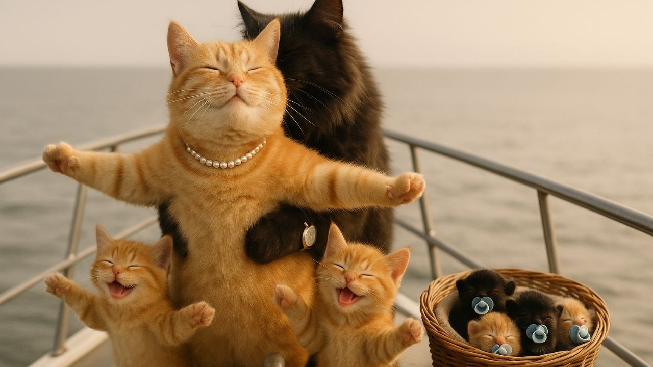 The Full Love Story of Mama Cat & Papa Cat ️ From First Date to Wedding ...