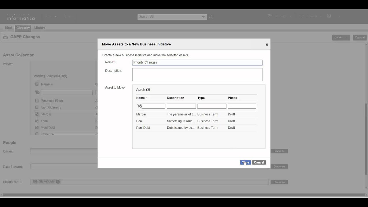 Informatica Business Glossary Business Initiative - YouTube
