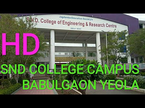 SND College Yeola - YouTube