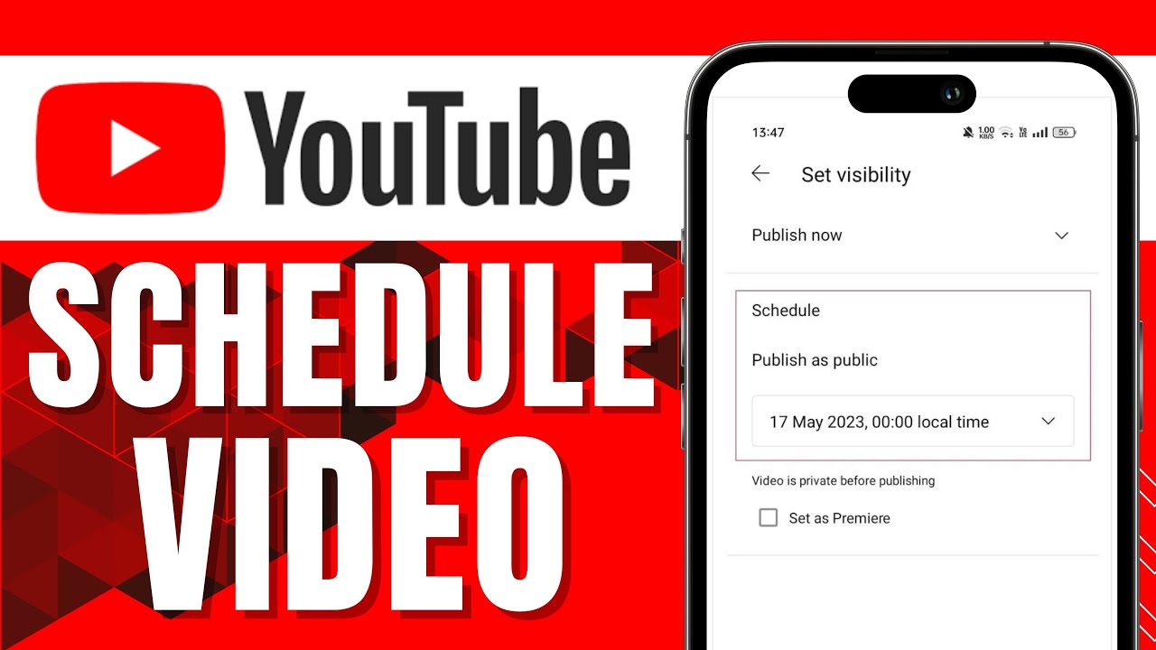 How to Schedule YouTube Video Upload in Mobile (Easy Way) - YouTube