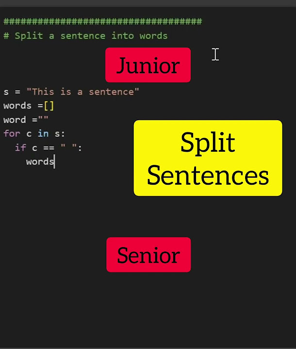 Junior Vs. Senior Developer #coding #programming #python #shorts - YouTube
