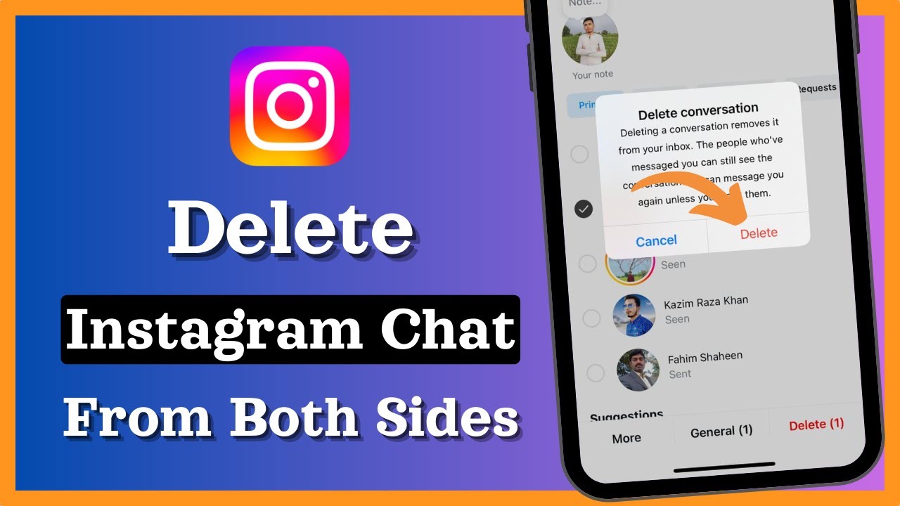 How to Delete Instagram Chat From Both Sides in One Click - YouTube