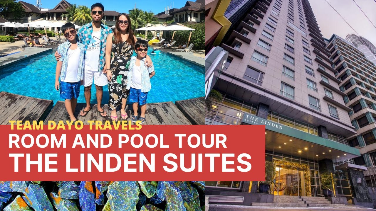 Room and Pool Tour in The Linden Suites - YouTube