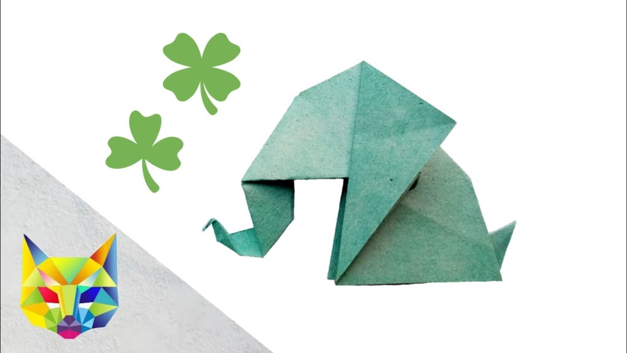 Origami Ear Flapping Elephant || Easy Paper Elephant || How to make ...