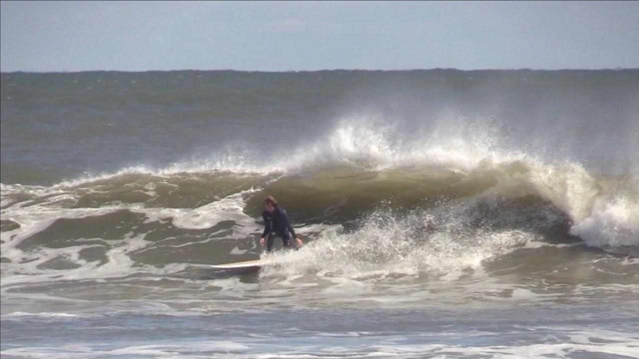 Surfing Chincoteague, Virginia! Fall 2022 - YouTube
