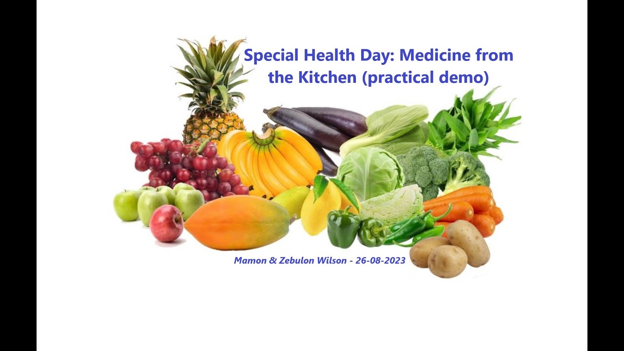 Special Health Day: Medicine from the Kitchen (practical demo) - Mamon ...