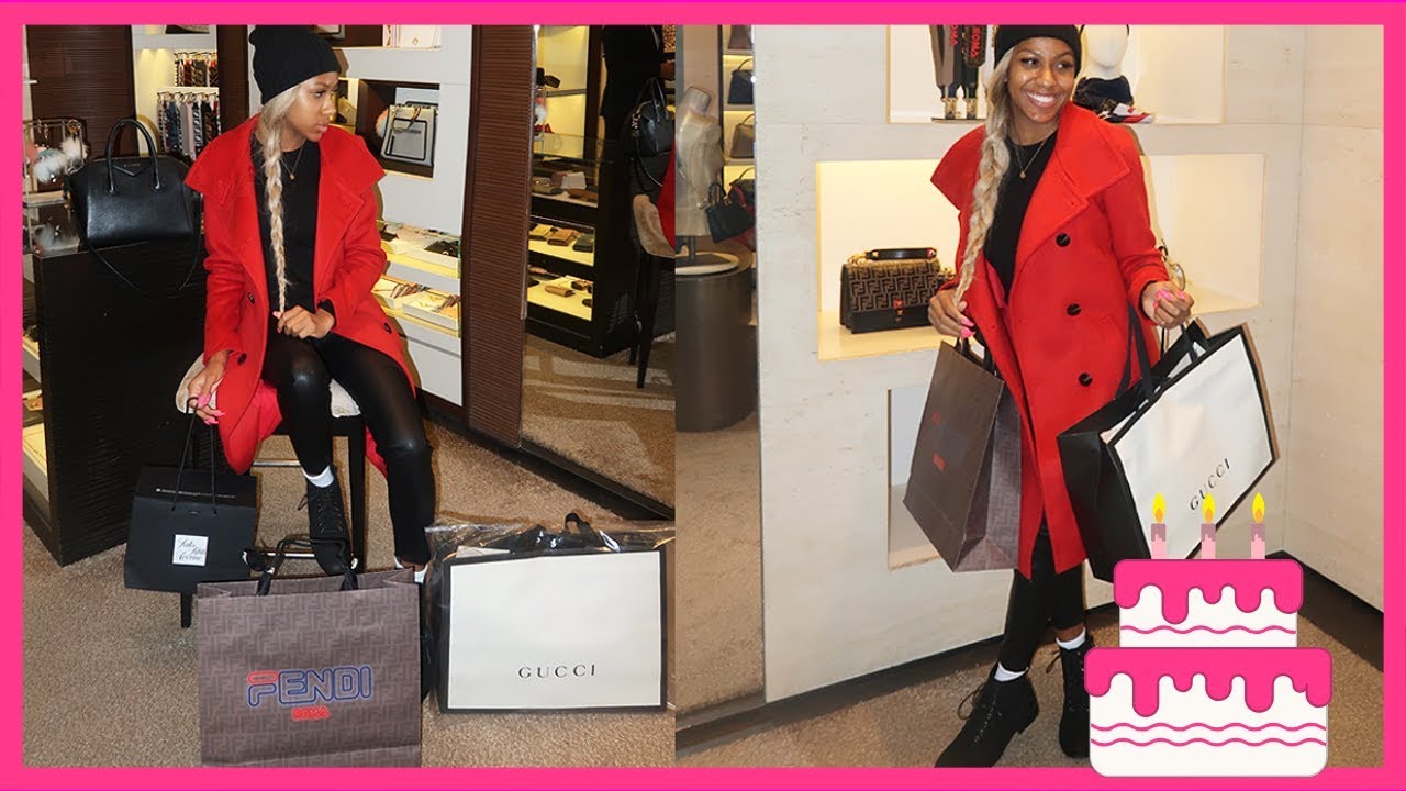 I BOUGHT MYSELF FENDI, GUCCI, AND CHANEL FOR MY BIRTHDAY! 5TH AVE ...