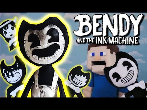 Bendy and the Ink Machine BOOTLEG PLUSH MEGA Review VIDEO Fake knock ...