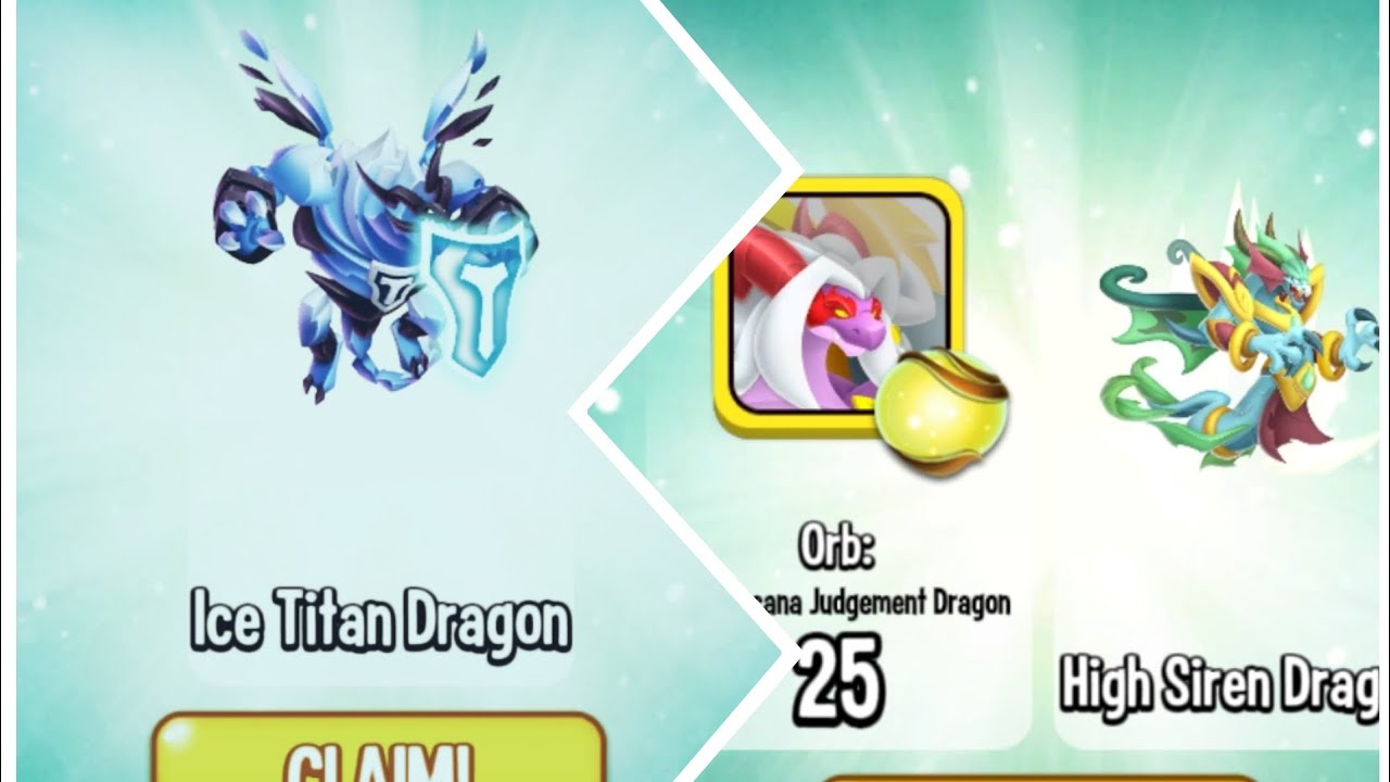 #17.Dragon city - Luckily get a new Ice Titan, High Siren dragons - YouTube