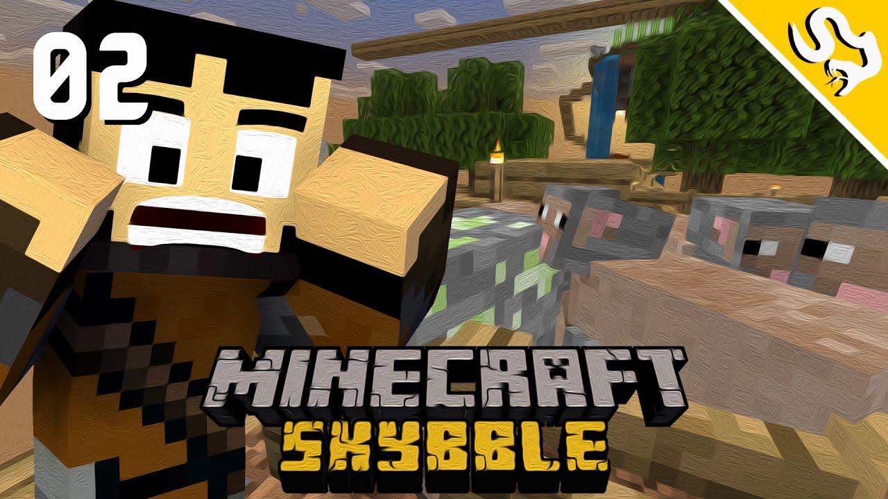 Skybble #02 : Minecraft Modded SkyBlock - Cobble Clicker (Tagalog ...