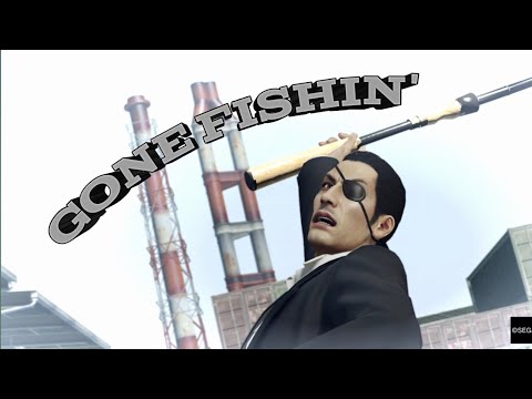 Fishing with Majima. Who else is guilty of this? #yakuza0 #goromajima # ...