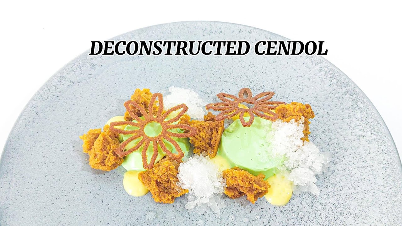 Indonesian Modern Food - Deconstructed Cendol - YouTube
