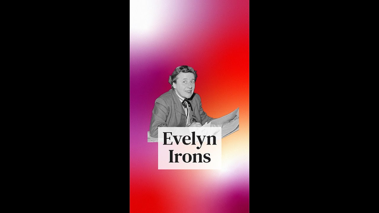Evelyn Irons | Yesterqueers #queerhistory - YouTube