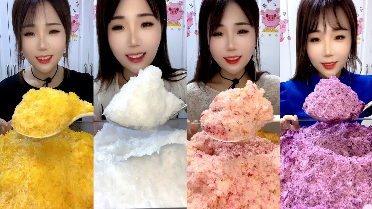 SOLO YY | SHAVED ICE / WHITE ICE / SOFT ICE. ICE EATING - YouTube