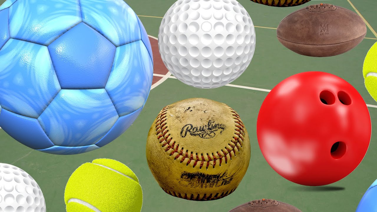 Types Of Balls Basic English - YouTube