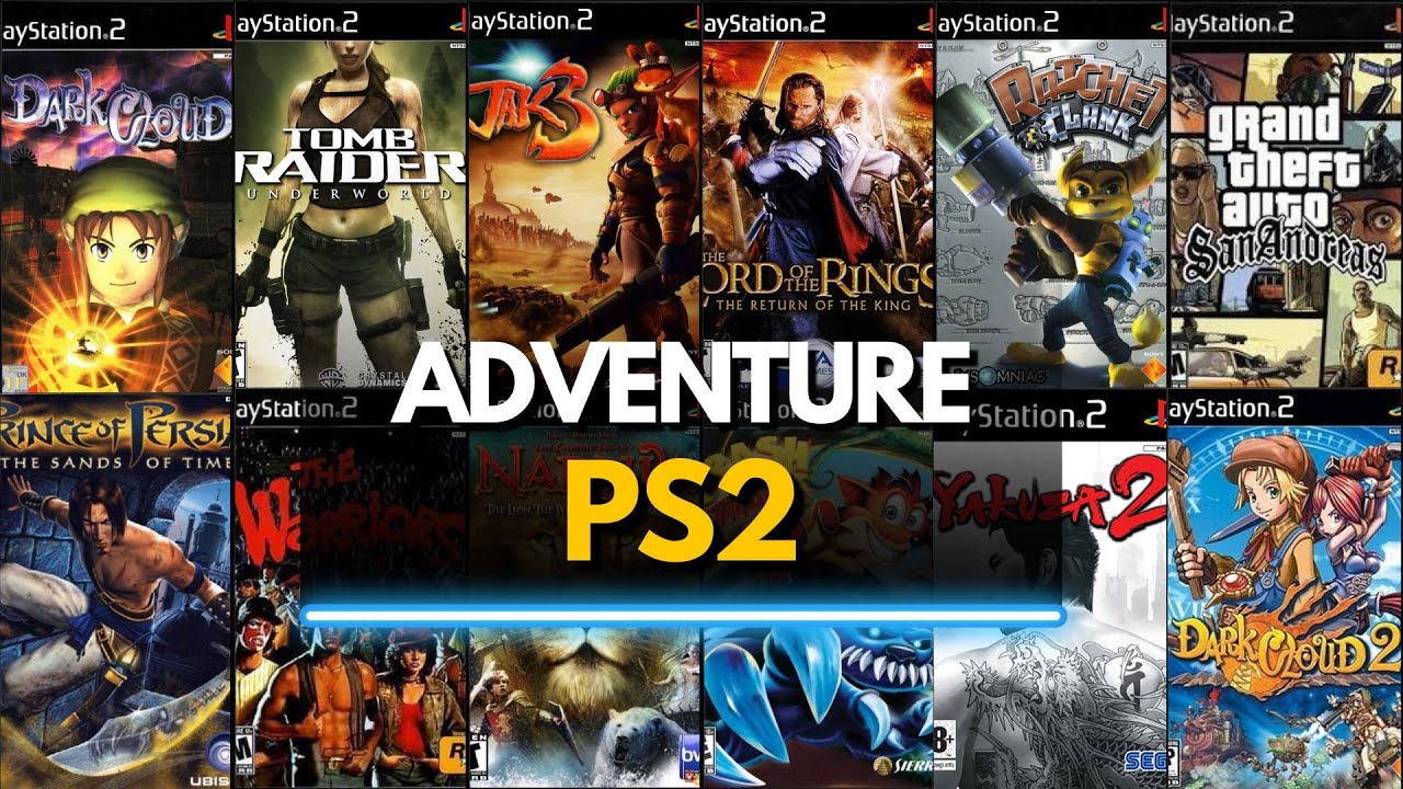 TOP 55 BEST ADVENTURE GAMES ON PS2 YOU NEED TO PLAY - YouTube