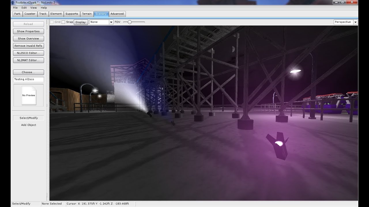 NoLimits 2 Tutorial: Placing and Customizing lights - YouTube