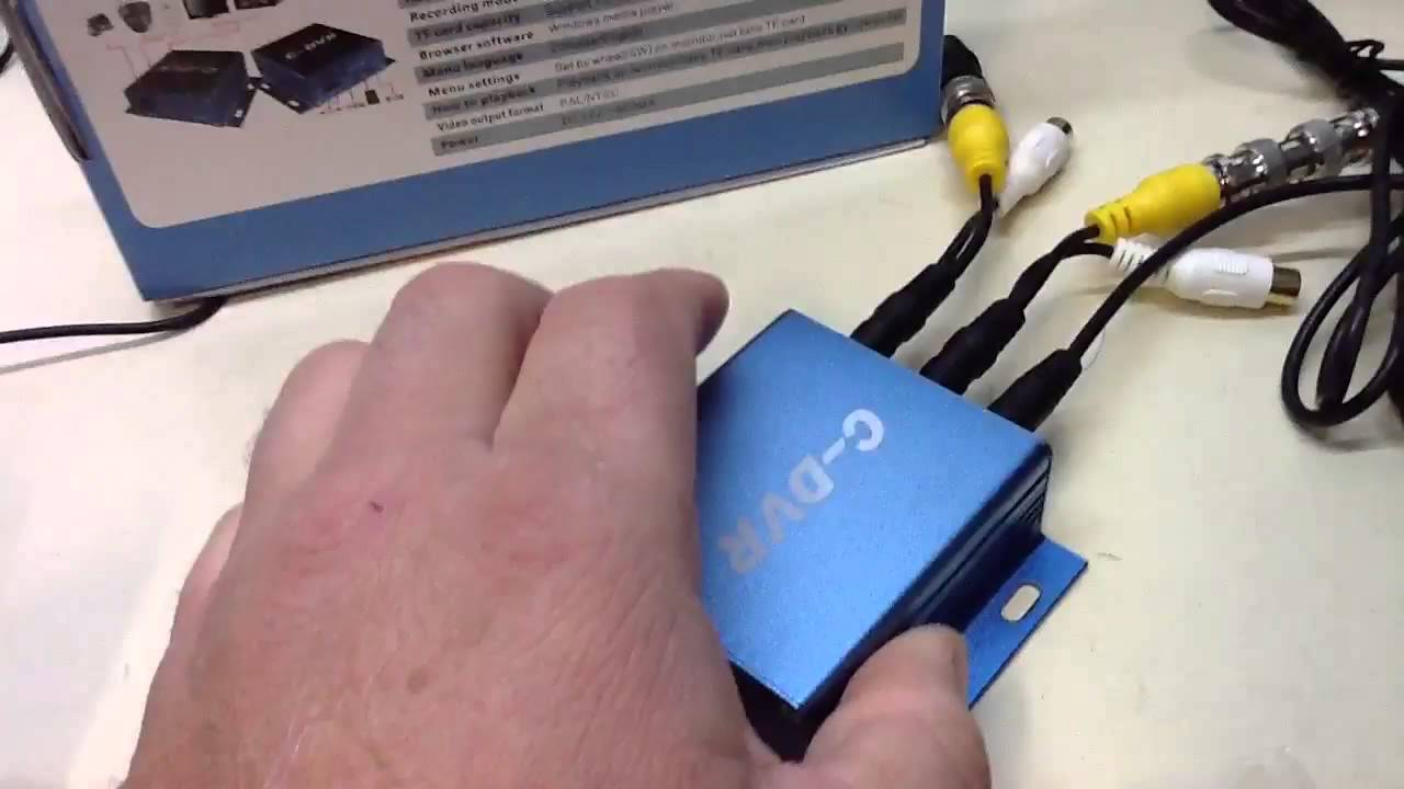 DVR 1 canal compacto SD - YouTube