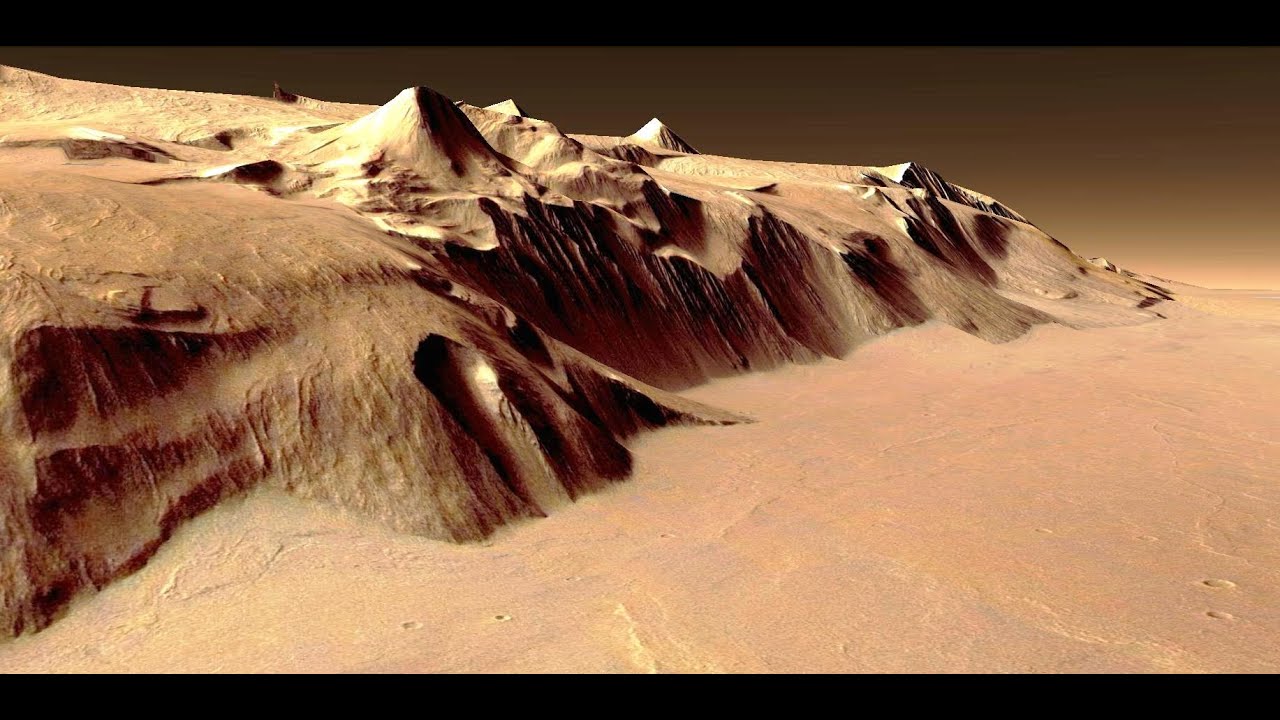POV Flying Mars Virtual Tour Ground Level ~ Cool Continuous Flight ...