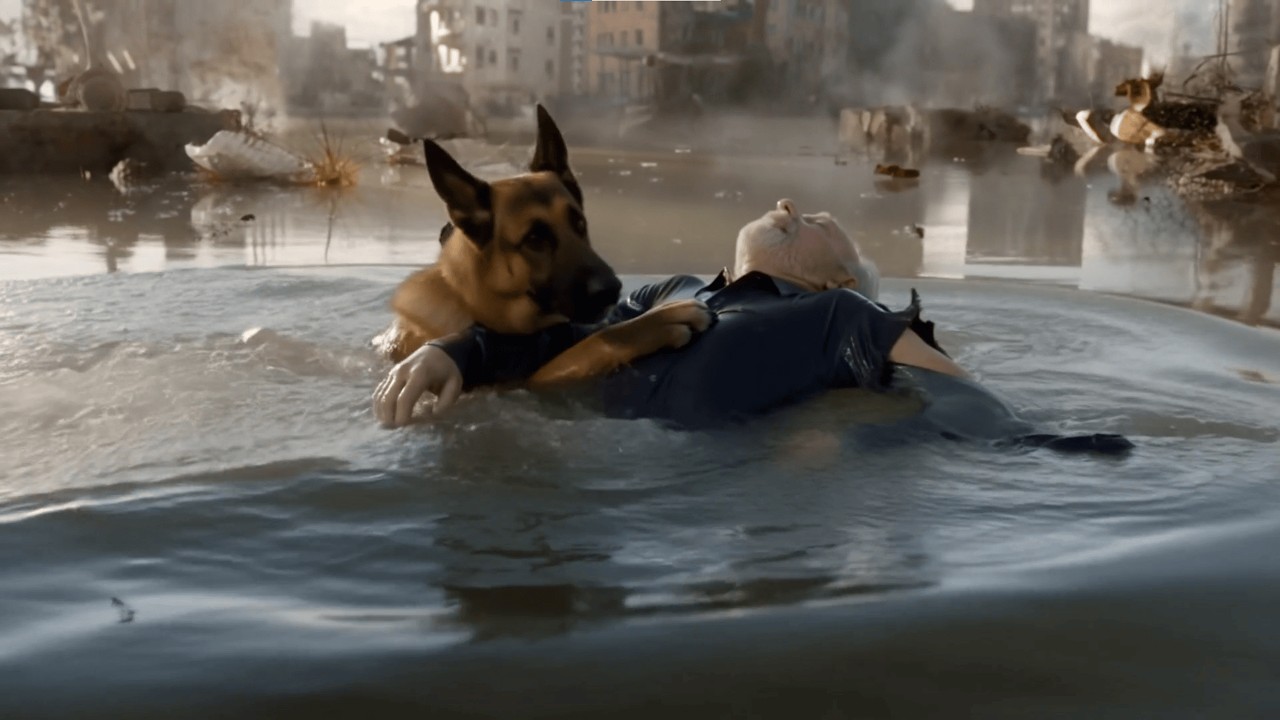 Tsunami Strikes — But This Dog Refused to Leave His Owner Behind - YouTube