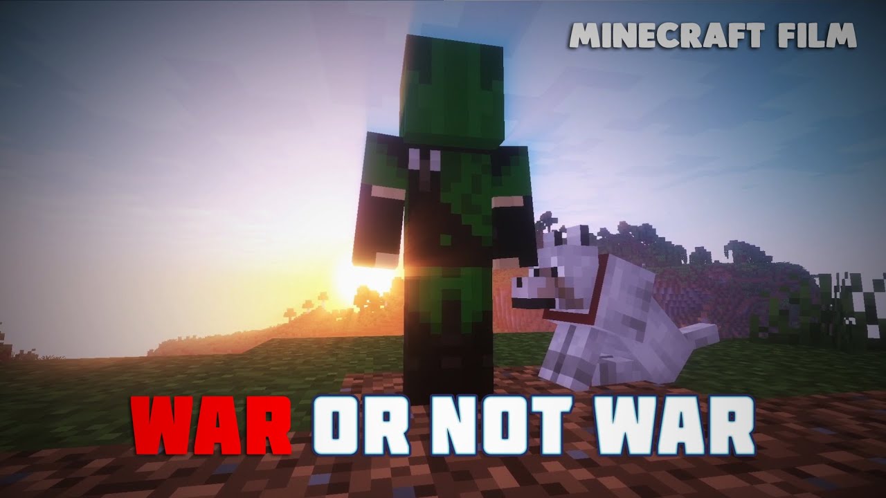 WAR OR NOT WAR Minecraft Short-cut film - YouTube