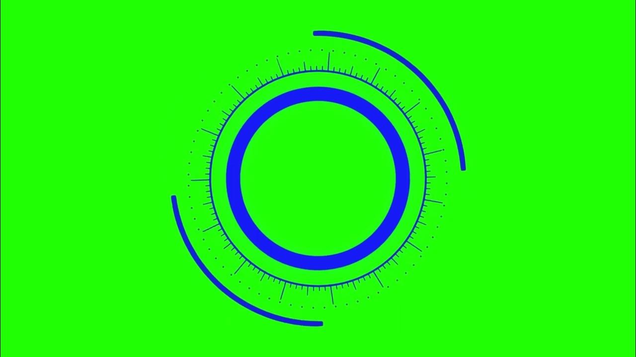 Circular Audio Visualizer Effect | Green Screen Audio Visualizer Stock ...