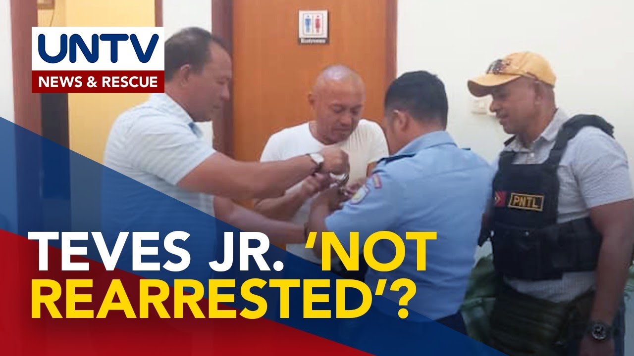 Teves Jr., ‘under court custody’ not rearrested - Atty. Topacio - YouTube