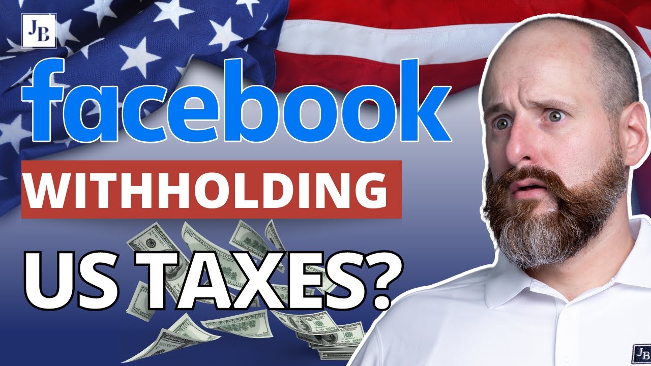 Facebook is withholding taxes on my ad spend? - YouTube