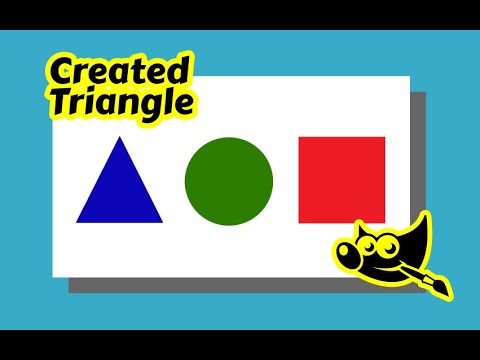 Cara Membuat Gambar Segitiga / Triangle di GIMP - YouTube