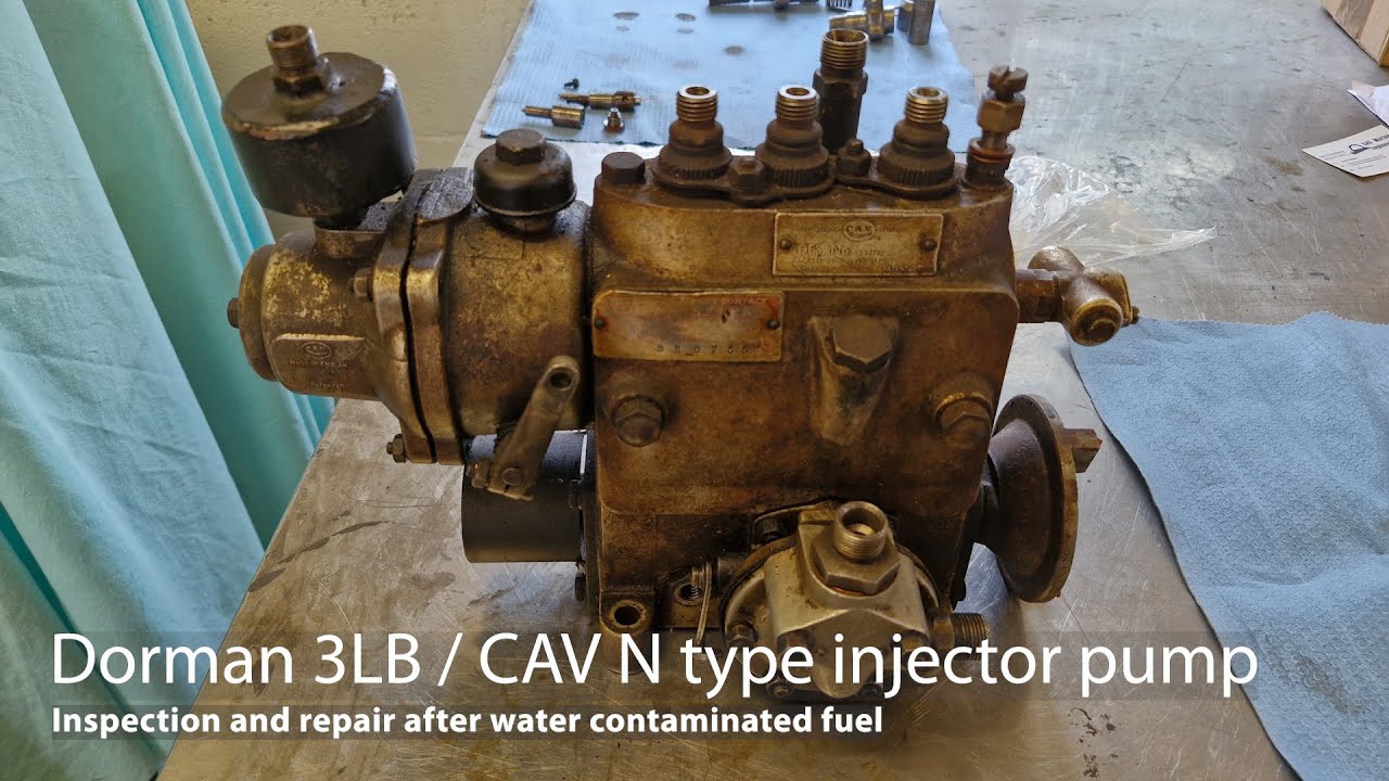 Dorman 3LB engine CAV N type injector pump strip, inspection and ...