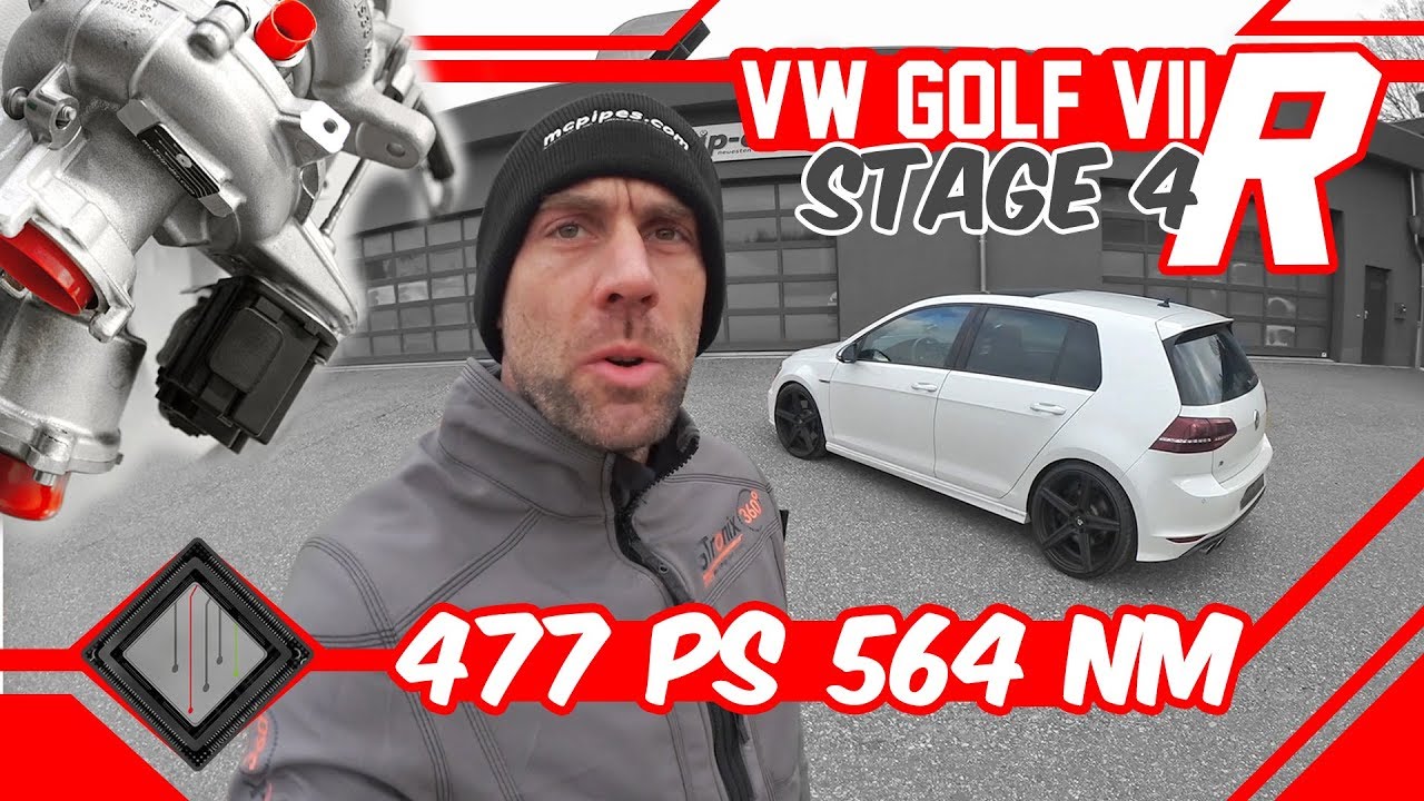 VW Golf 7 R Stage 4 | 477 PS / 564 Nm | mcchip-dkr - YouTube