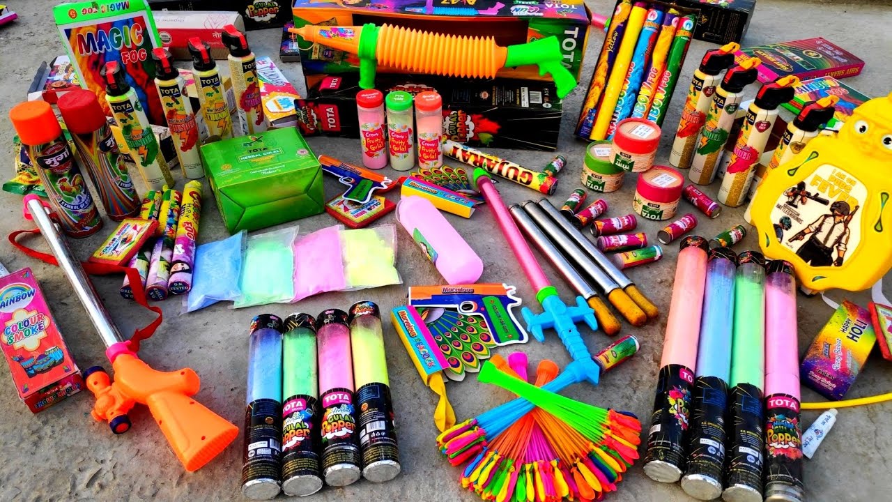 holi pichkari testing | holi best items Testing | holi colour | holi ...