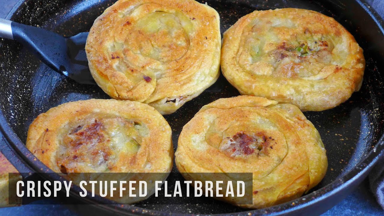 Cripsy Stuffed Flatbread | Guo Kui | 锅盔 | 香酥牛肉饼 - YouTube