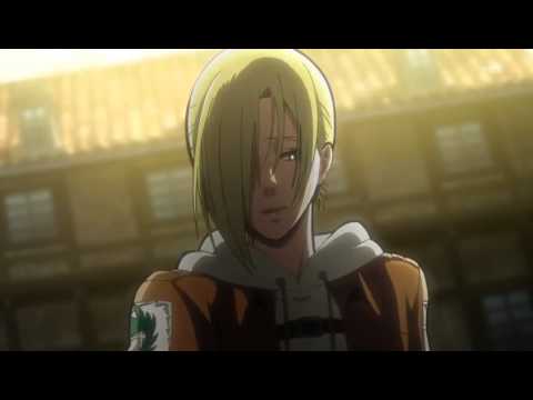 shingeki no kyojin | Annie se convierte en titan mujer | - YouTube