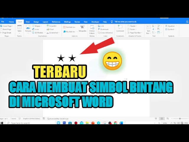 Cara Membuat Simbol Bintang Pada Word Hongkoong