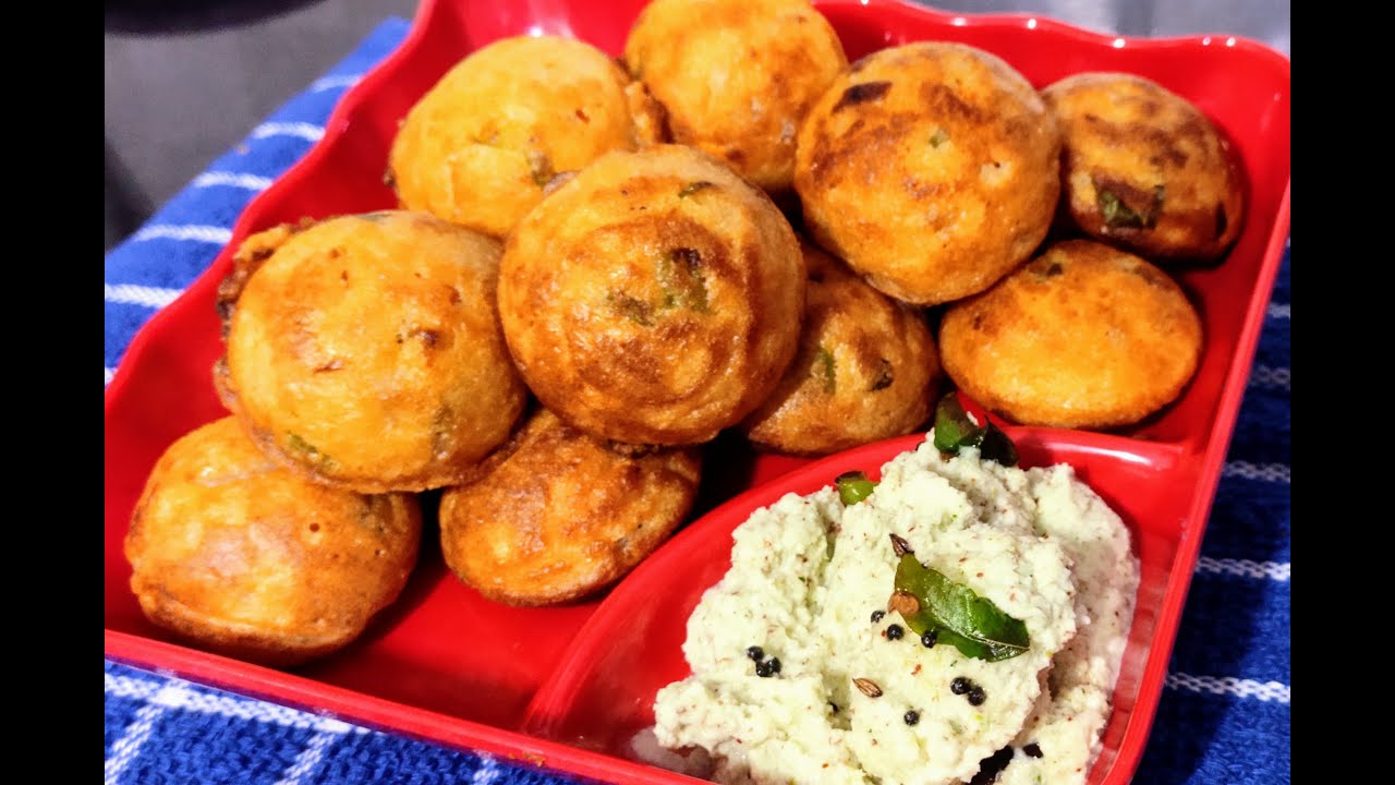 Instant Rava Appam Recipe - How to make Rava Aape - Sooji Appam Recipe ...